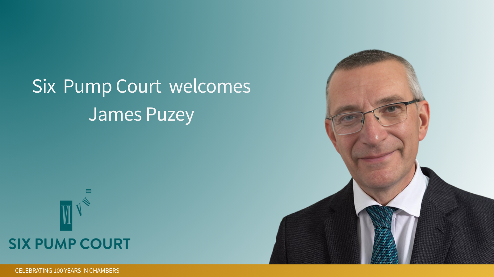 Six Pump Court welcomes James Puzey | Six Pump Court